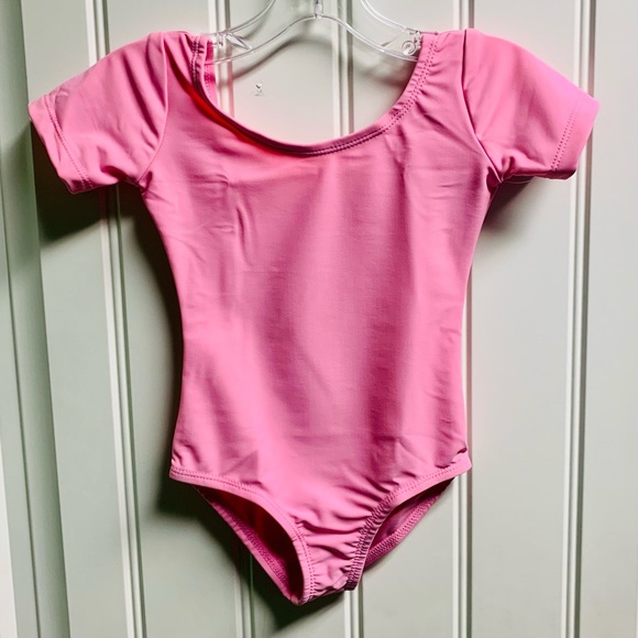 Costumes | New Short Sleeved Leotard For Dance Class Kids Ballet Leo ...